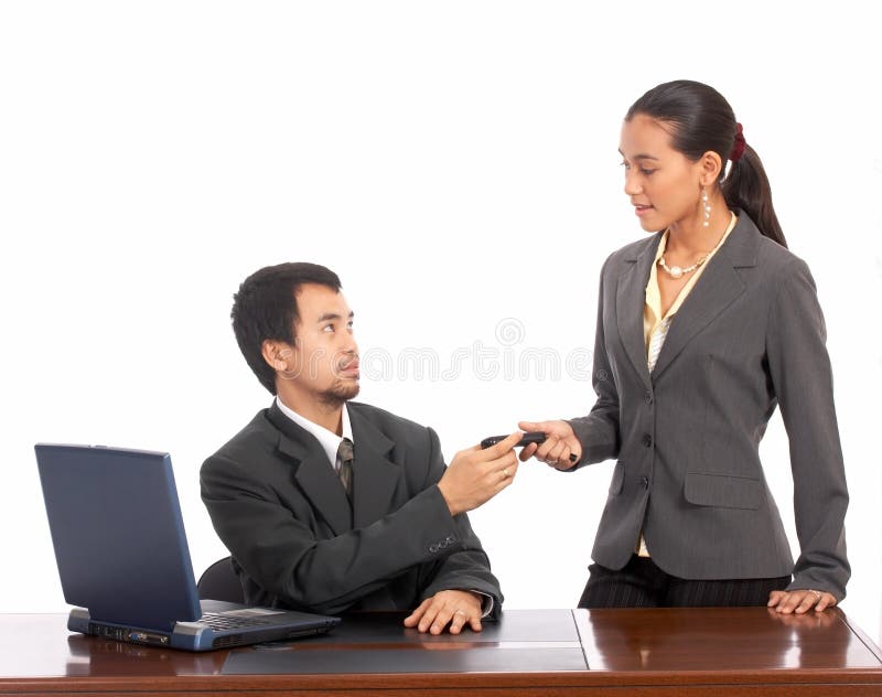 Attractive Secretary Hand Over Picture. Image: 6035295