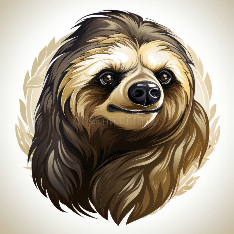 Sloth Logo Template Isolated. Brand Identity. Icon Abstract Vector ...