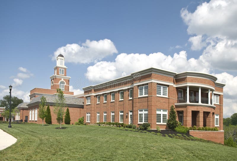 Attractive Small Town Municipal Complex Stock Photo - Image of tower ...