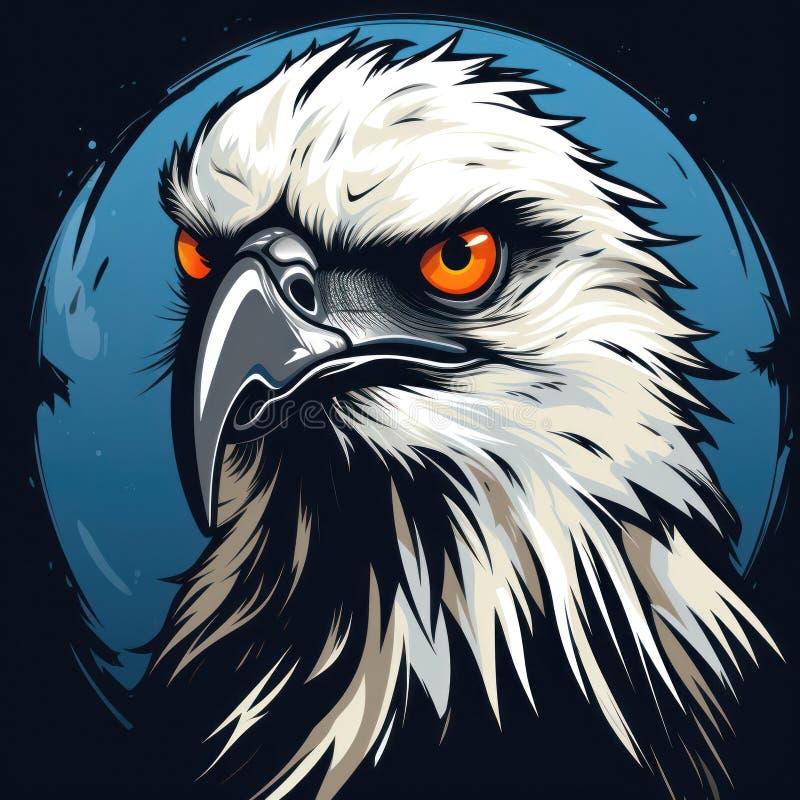 Attractive Vulture Logo Design AI Generated Stock Illustration ...