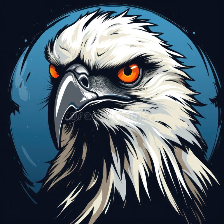 Attractive Vulture Logo Design AI Generated Stock Illustration ...