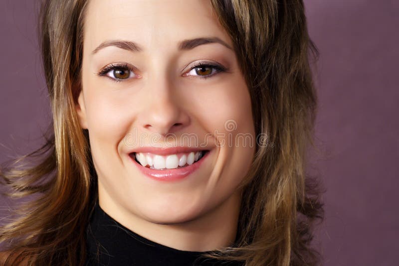 Attractive woman stock photo. Image of woman, hair, cute - 4561188