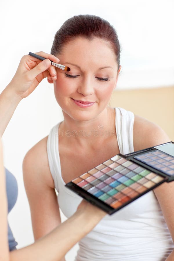 Make-up artist stock photo. Image of eyeshadow, beautician - 24557564