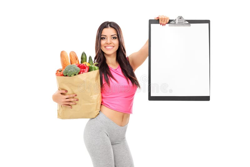 Woman Holding Grocery Bag Clipboard Stock Photos - Free & Royalty-Free ... Woman Holding Grocery Bag Clipboard Stock Photos - Free & Royalty-Free ...