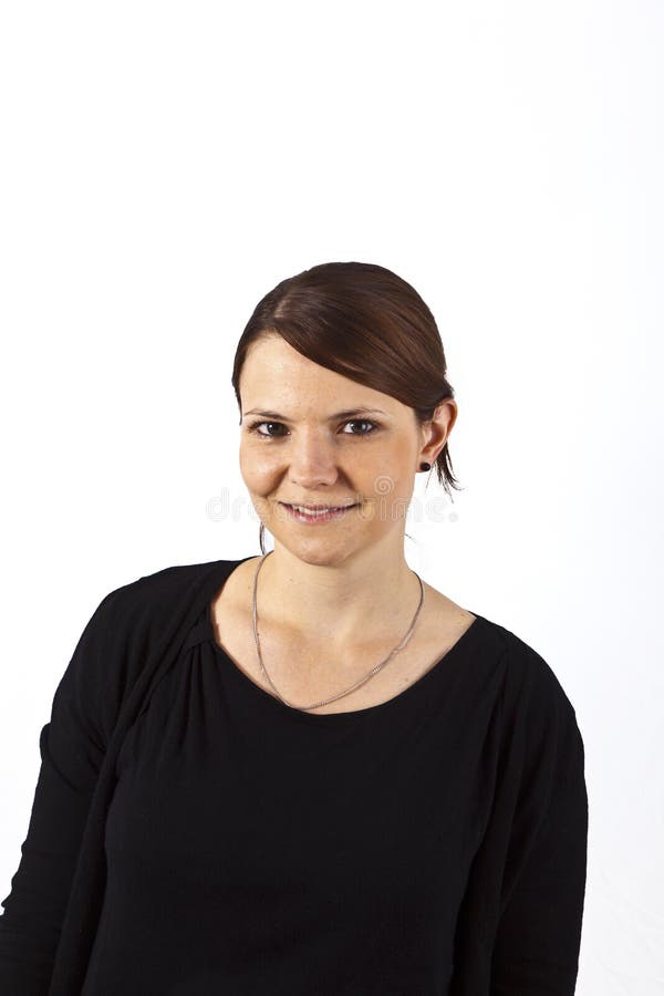 Attractive woman smiling stock image. Image of caucasian - 37280113