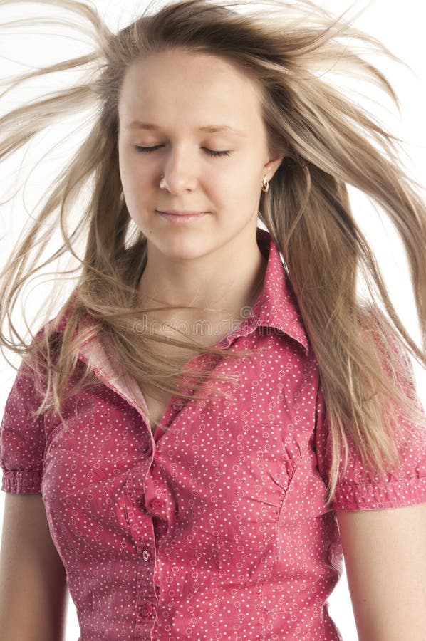 Attractive young girl stock image. Image of adult, glamour - 22823333