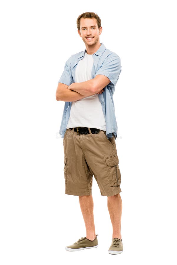 Attractive Young Man Thumbs Up Full Length on White Background Stock ... Attractive Young Man Thumbs Up Full Length on White Background Stock ...