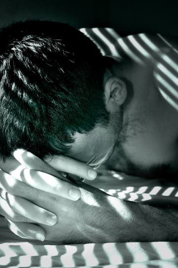 Attractive Young Man Thinking Stock Photo - Image of dreaming ...