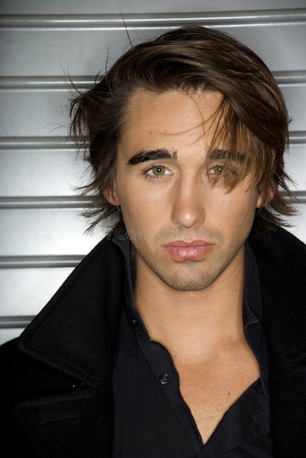 Attractive Young Metropolitan Man Stock Image - Image of coat, young ...