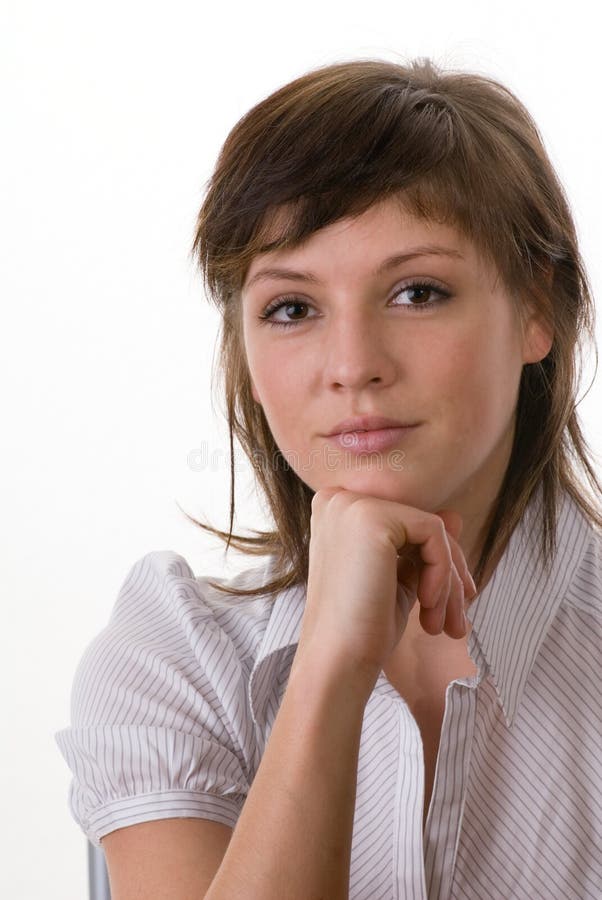 Attractive young woman stock image. Image of beautiful - 5372251