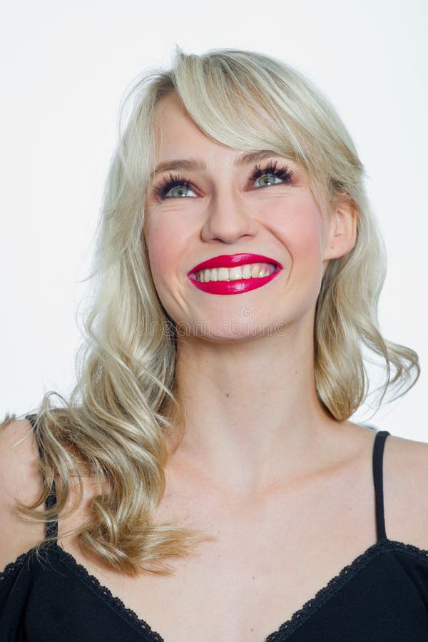 Attractive Young Woman Making Expression Stock Photo - Image of fresh ...