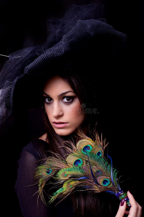 Attractive Young Woman Posing, Retro Stock Image - Image of glamour ...