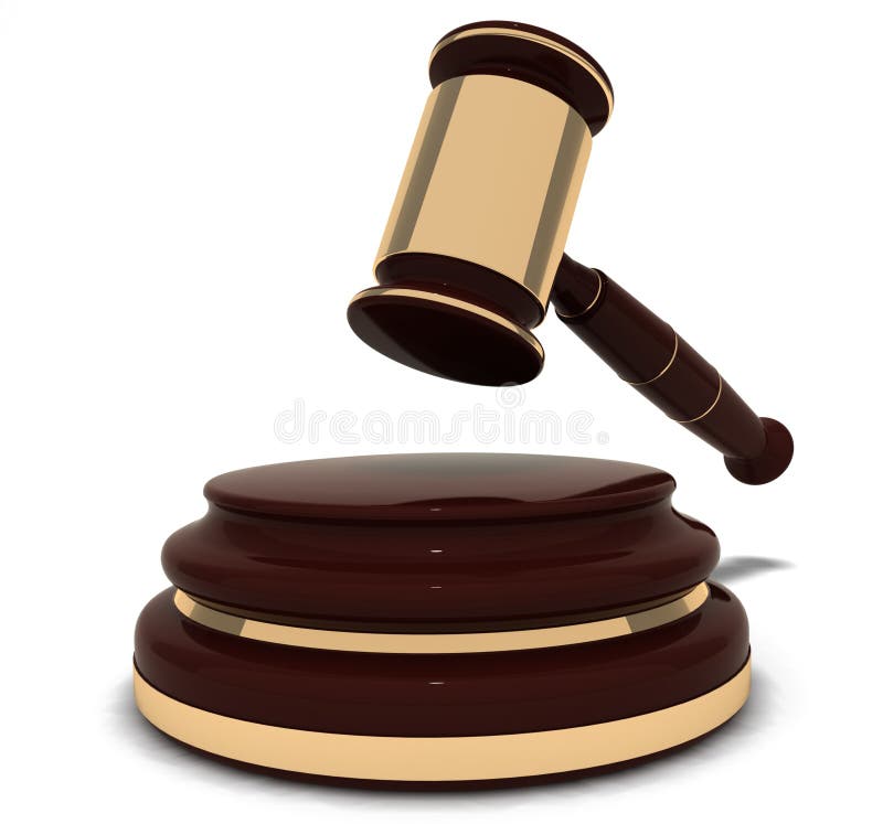 Attribute courtroom jury stock illustration. Illustration of hammer ...