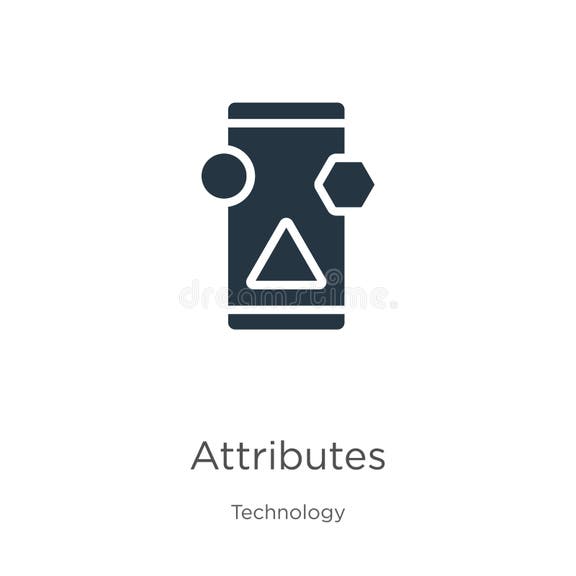 Attributes Icon Vector. Trendy Flat Attributes Icon from Technology ...