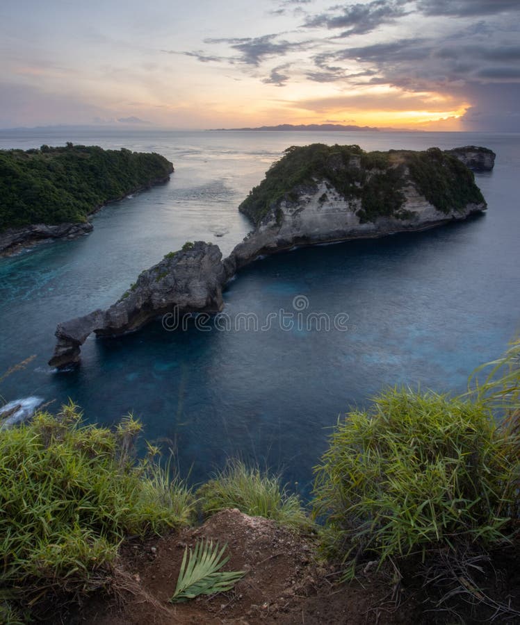 Atuh Beach at Nusa Penida Bali Stock Image - Image of ocean, coast ...
