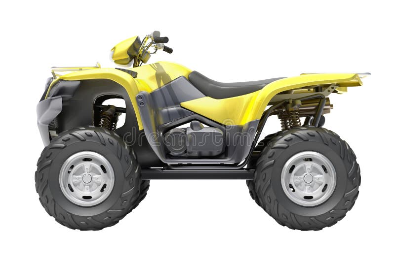 ATV isolated stock photo. Image of color, dirt, outdoor - 31920734