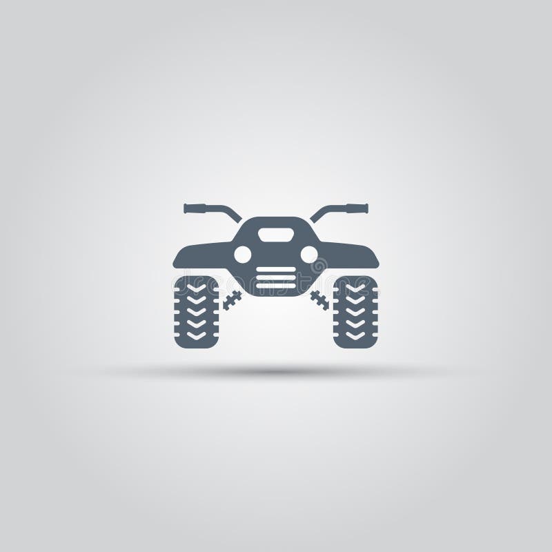 ATV Isolated Vector Icon, Off-road Motorcycles Stock Vector ...