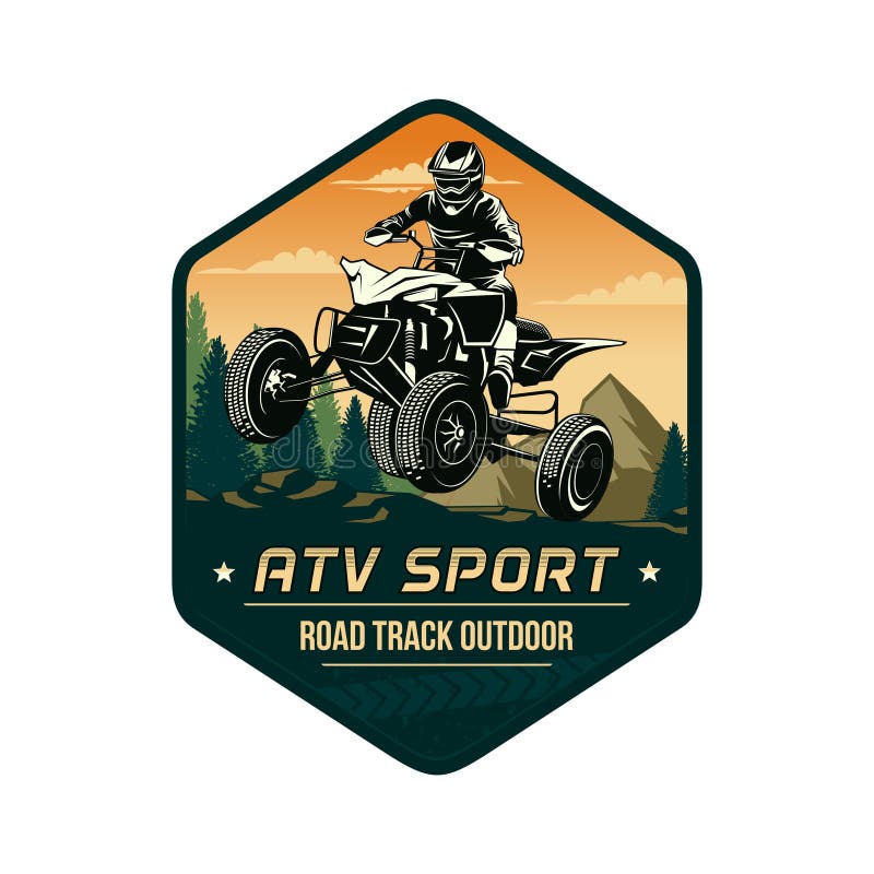 ATV Logo Ddesign Vector. ATV Jump Illustration Logo Inspiration Vector ...