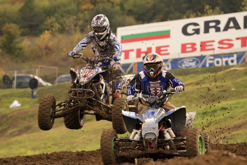 ATV,MOTOCROSS RACE - SEVLIEVO Editorial Stock Photo - Image of male ...