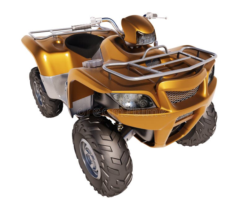 ATV Quad Bike stock photo. Image of maneuverability, quadbike - 70959214