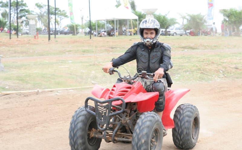 Atv or Quad Bike Vehicle Racer Stock Image - Image of wheels, ride: 6099449