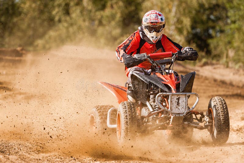 ATV Race Mud Rider Sand stock photo. Image of competition - 76255414
