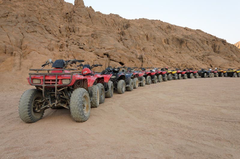 ATV Safaris. Excursions in Egypt Editorial Stock Photo - Image of sharm ...