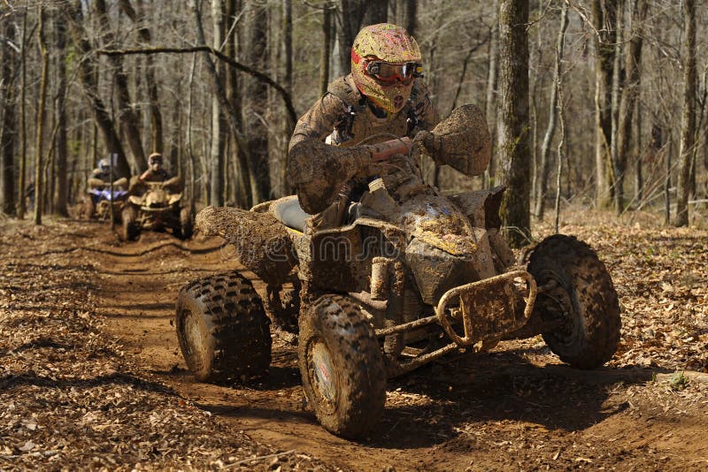 ATV / Quad bike racing stock photo. Image of racing, winner - 2224604