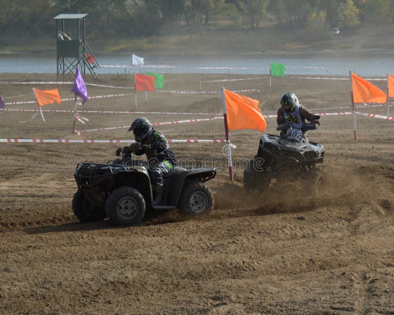 ATVs - offroad racing editorial photo. Image of careful - 78628576