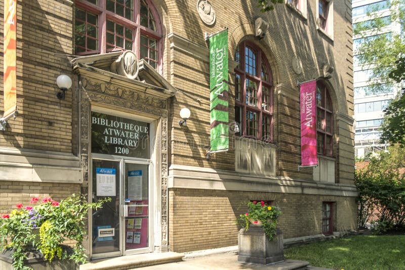 Atwater Library editorial stock photo. Image of nonprofit - 83785038