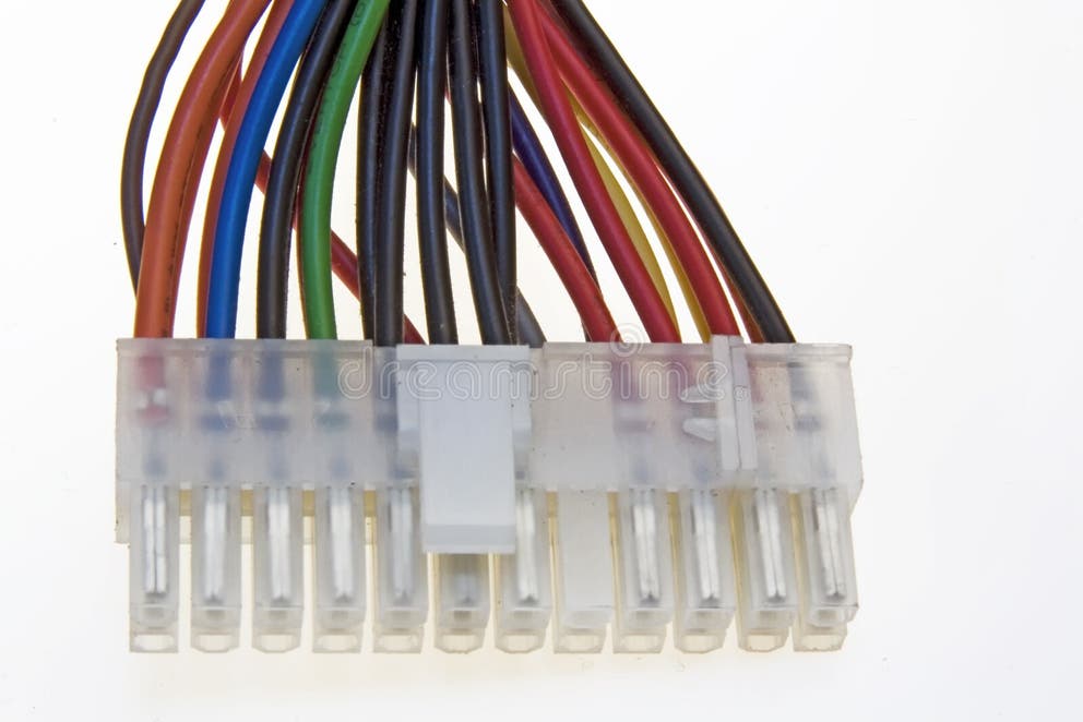 Atx power connector stock image. Image of copy, electricity - 4014721