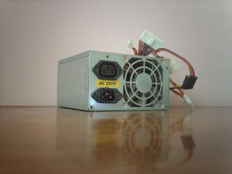 ATX power supply unit stock photo. Image of power, wall - 83470030
