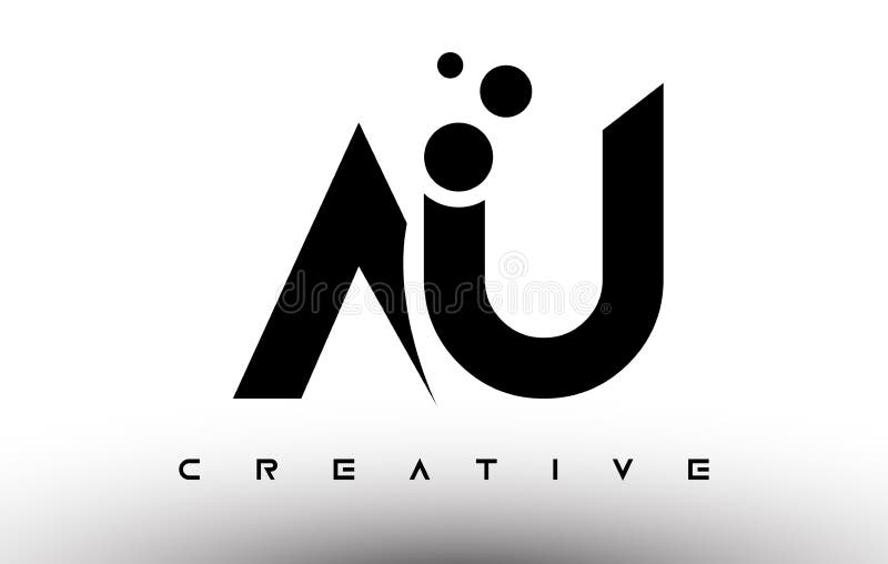 AU Elegant Letter Logo Design. AU Letter Icon with Creative Look Vector ...