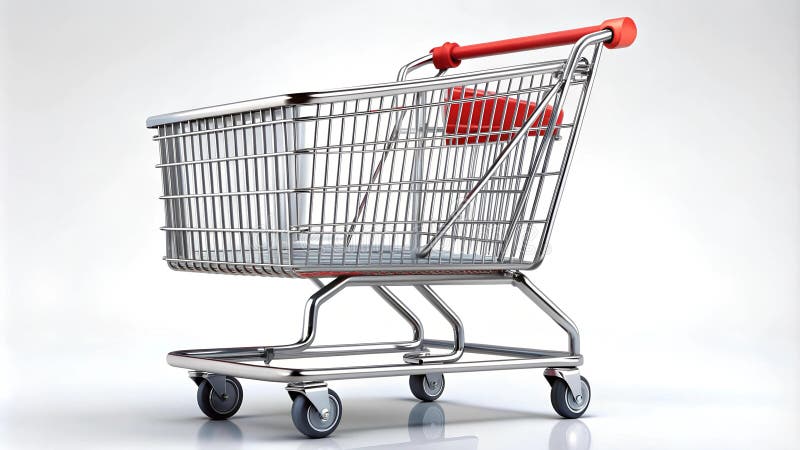 Auchan Shopping Carts: a Study in Form and Function Generative AI Stock ...