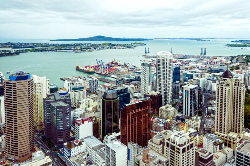 Auckland Landscape stock photo. Image of cloud, hall - 94390226