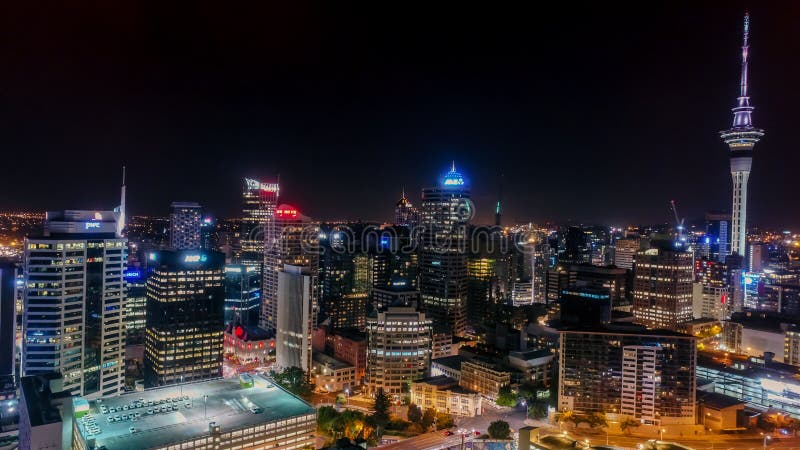 Auckland Night stock image. Image of sunrise, quiet, distance - 429025
