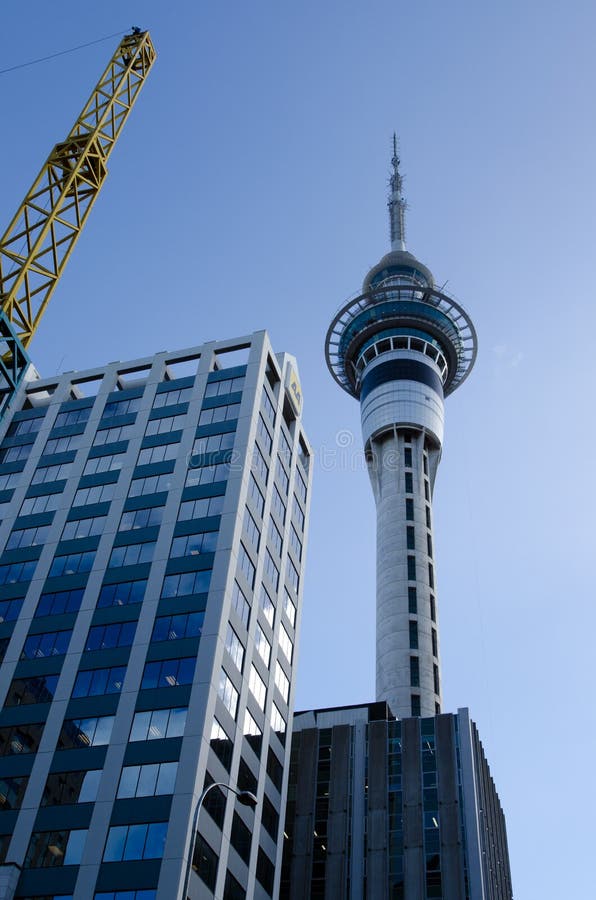 Auckland Sky Tower editorial stock image. Image of building - 31620014