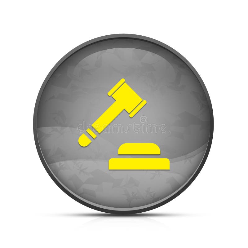 Auction Icon on Classy Splash Black Round Button Illustration Stock ...