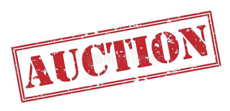 Auction banner stock illustration. Illustration of sign - 103120496