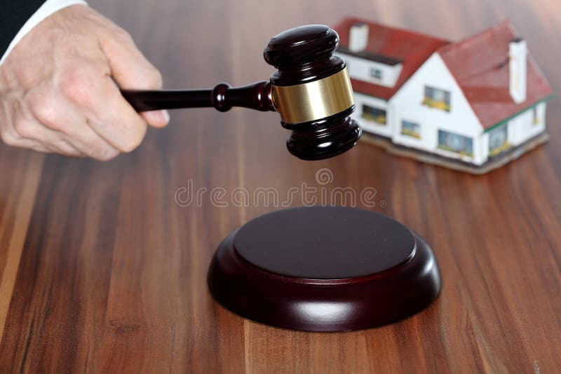 Auction Scene with Real Property Stock Photo - Image of bail, financial ...