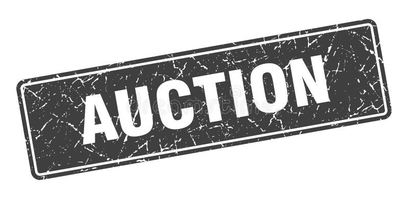 Auction stamp stock vector. Illustration of label, template - 99302069