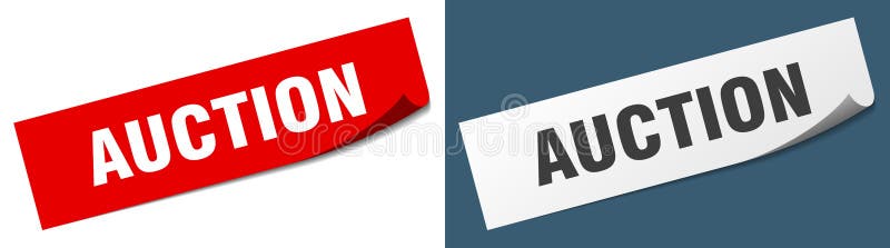 Auction sticker. stock vector. Illustration of price - 153377697