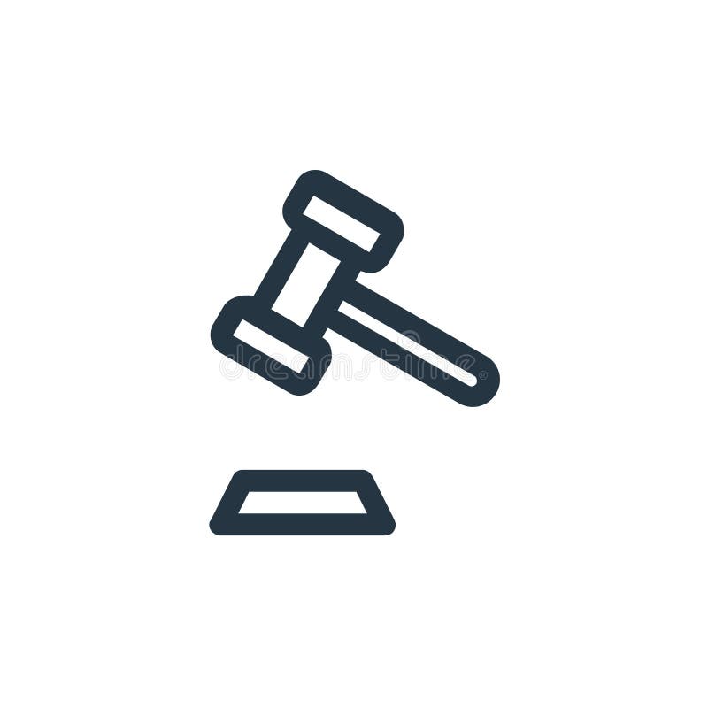 Auction Vector Icon. Auction Editable Stroke. Auction Linear Symbol for ...