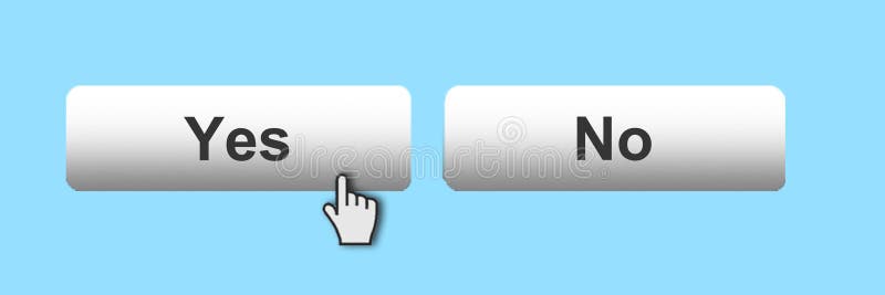 Aucun questionnaire oui illustration stock. Illustration du entrez ...