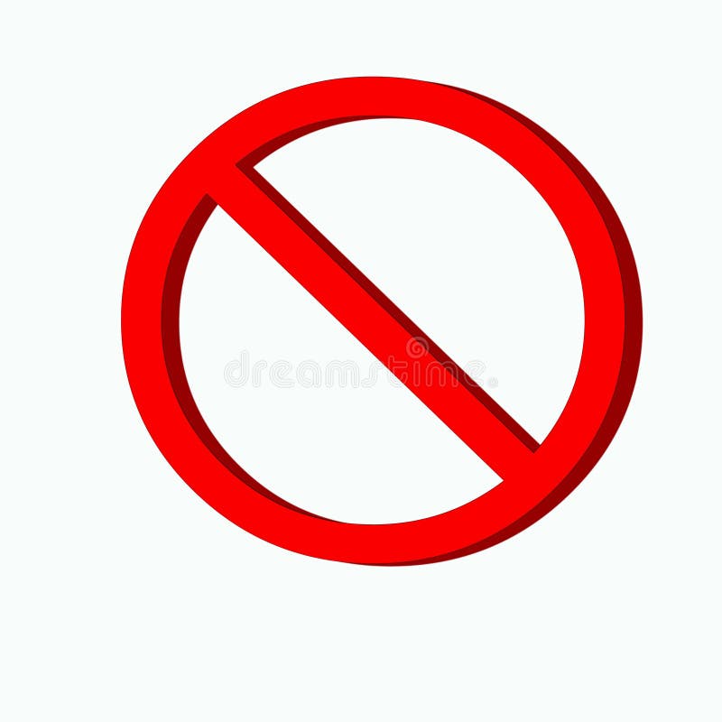 Aucun panneau. Rendu 3D illustration stock. Illustration du lustré ...