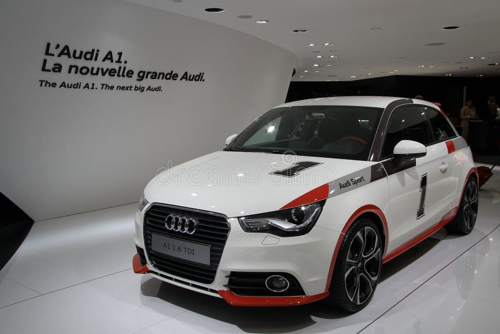 AUDI A1 Competition Kit editorial stock photo. Image of details - 16283703
