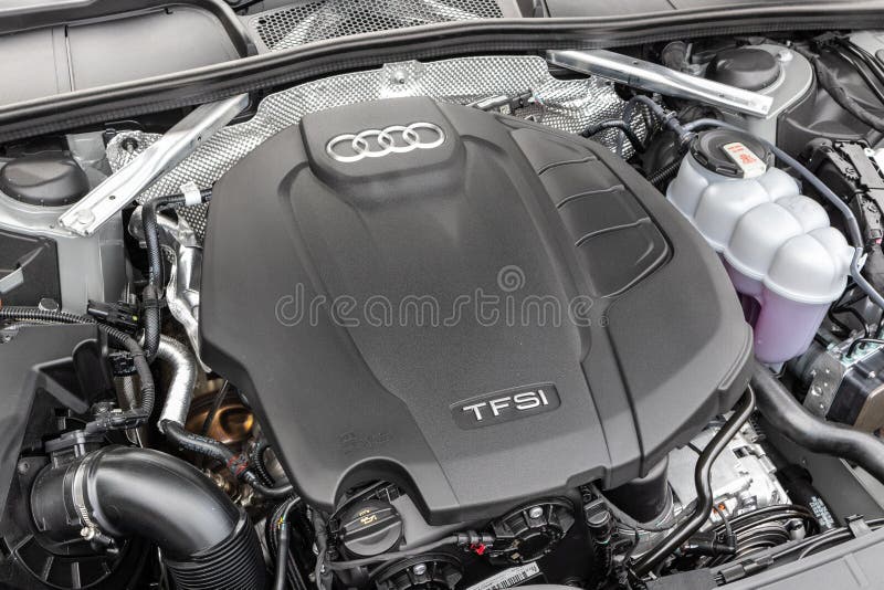 Audi A4 Avant 2020 Engine editorial photo. Image of coupe - 208013236