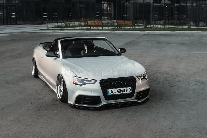 Audi A5 Cabriolet editorial stock photo. Image of audirs5 - 279214498