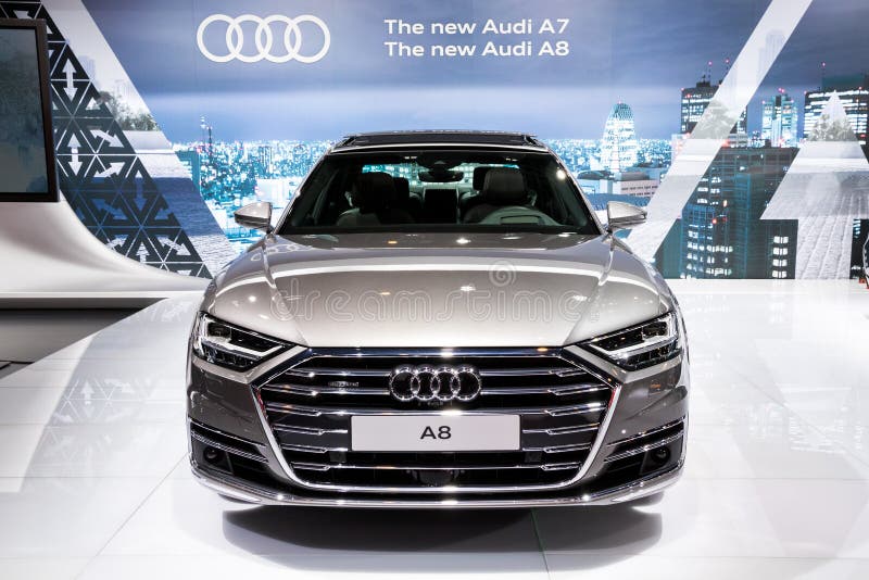 Audi A8 car editorial stock image. Image of automobile - 107912174