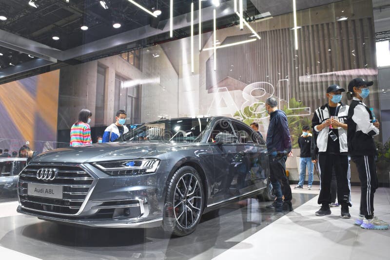 Audi Car Launch in Beijing Auto Show Editorial Photography - Image of ...